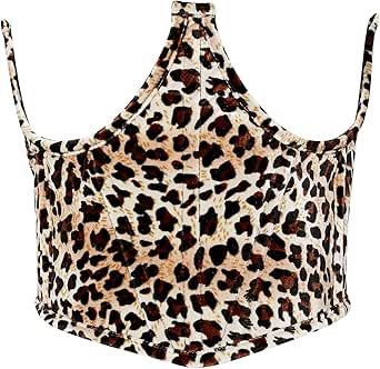 Amazon.com: Daisy corsets womens Lavish Leopard Velvet Underwire Open ...