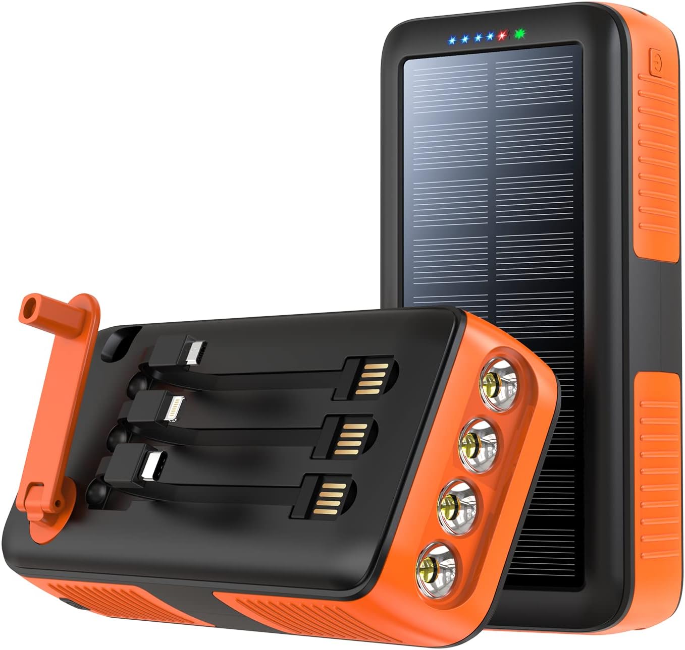 Amazon.com: Sudrov Solar Charger Power Bank, 42,800mAh Wireless ...