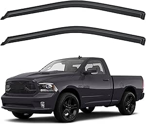 Amazon.com: IG Window Visor for 2009-2018 RAM 1500 Standard Cab, 1500 ...