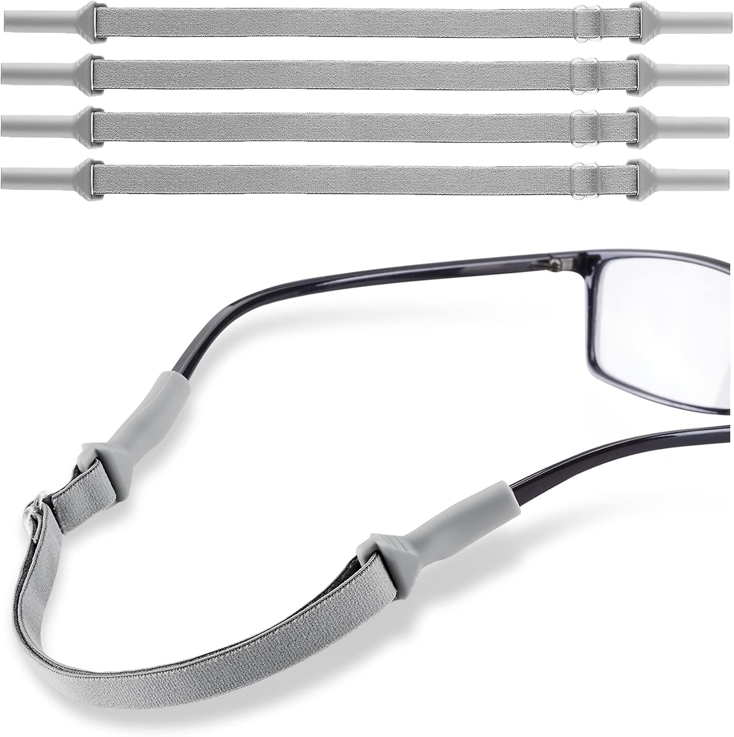Amazon.com: lvvfit Adjustable Glasses Strap, No Tail Adjustable Eyewear ...