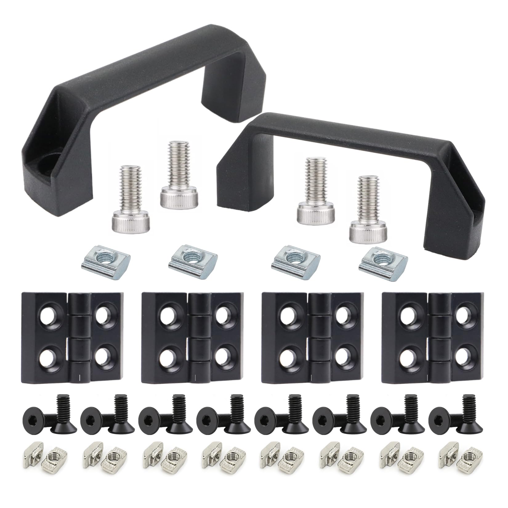 Amazon.com: FORRCKY 4 Sets 2020 Hinge and 20 Series Extrusion T Slot ...