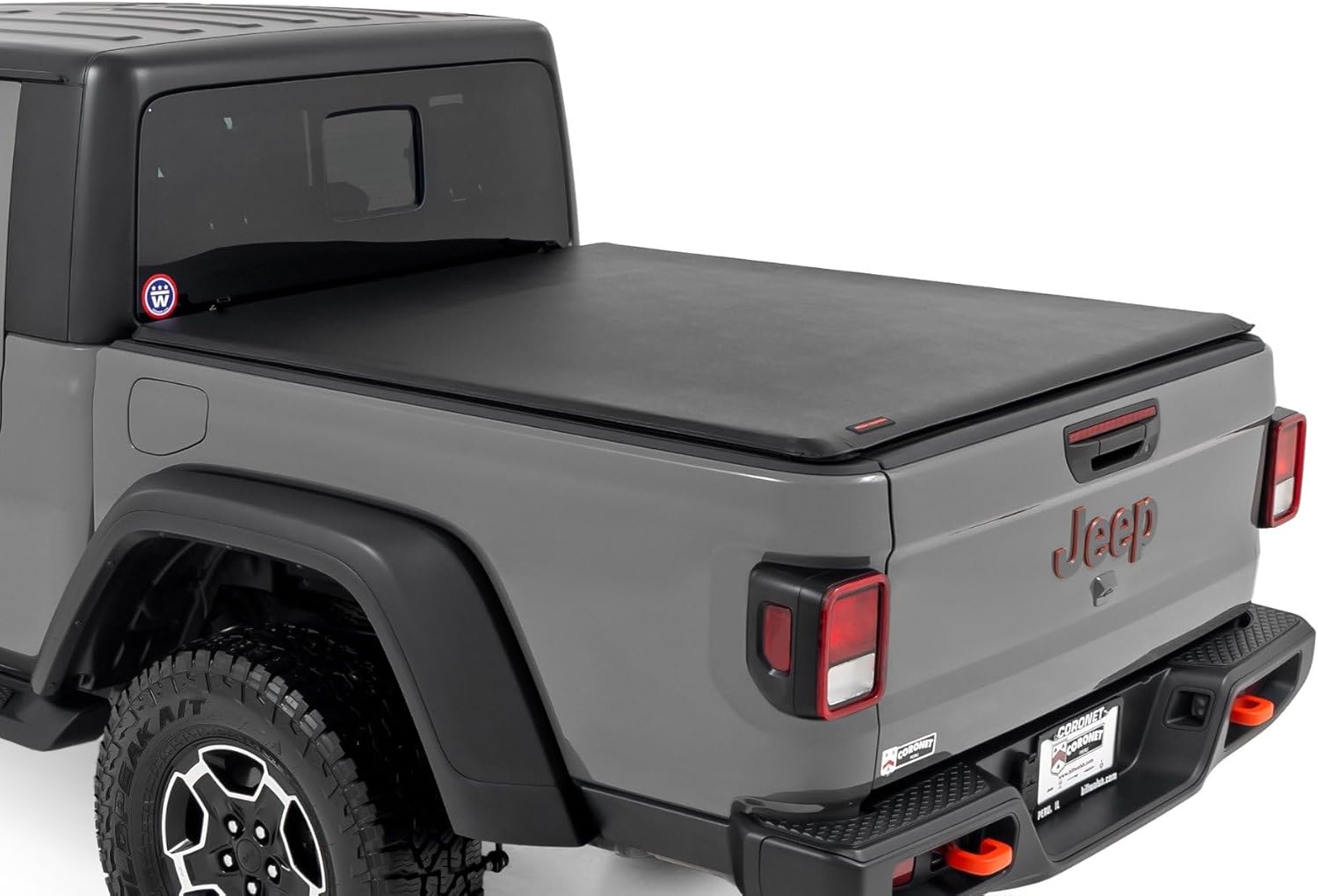 Amazon.com: Rough Country Soft Roll-Up Truck Bed Cover for Jeep ...