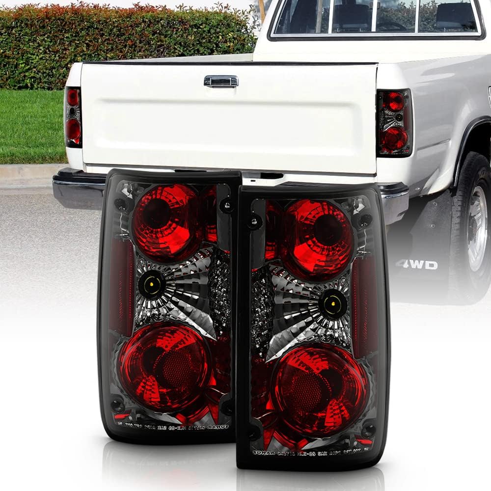 Buy ACANII - For Smoked 1989-1995 Toyota Pickup Pick up Truck Tail Lights Lamps Taillights ...