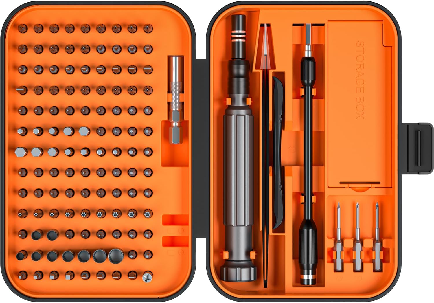 LIFEGOO Precision Screwdriver Set, 150 in 1 with 120 Bits Screwdriver ...