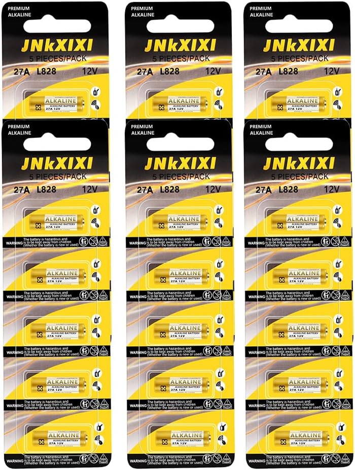 Amazon.com: JNKXIXI 10Pack 27A A27S MN27 L828 A27 12v Battery Alkaline ...