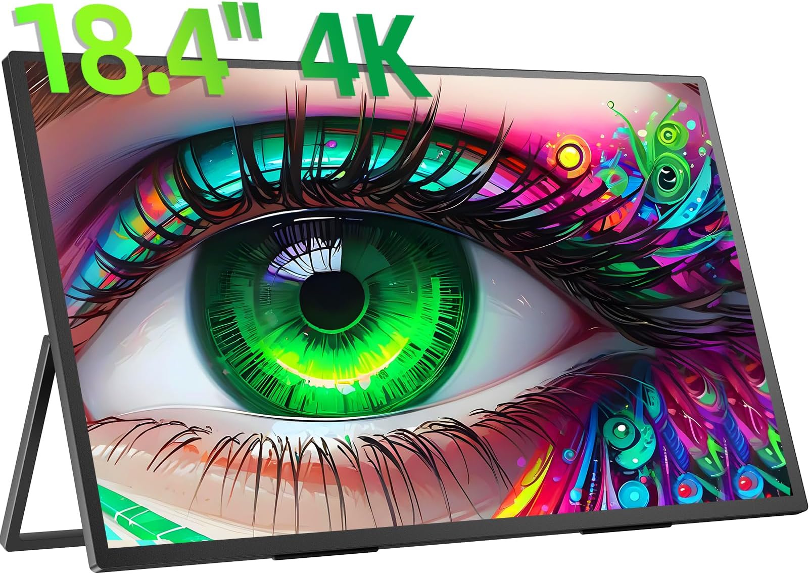UPERFECT 4K 18 Zoll Portable Monitor mit 3840 * 2160 UHD Display ...
