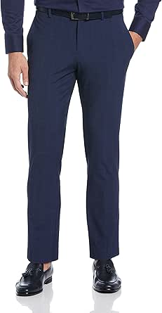 Perry Ellis Portfolio Men's Modern Fit Stretch Resolution Dress Pant ...