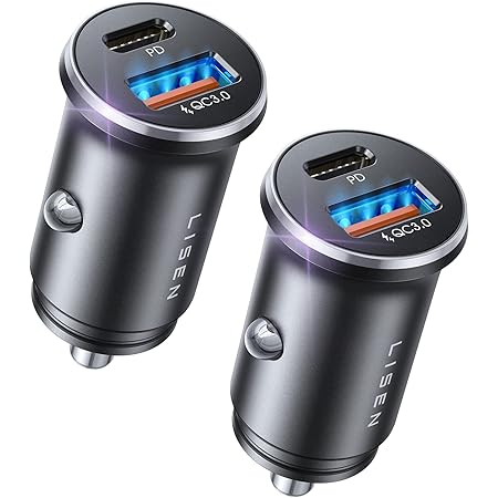 Amazon.com: Car Charger, [2Pack/3.4a] Fast Charge Dual Port USB ...