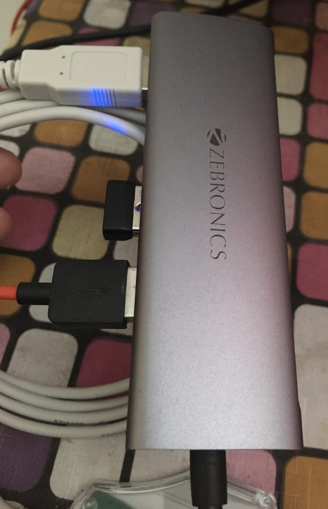 ZEBRONICS 7 in1 USB Type C Multiport Adapter Zeb TA1500UCVP with USB ...