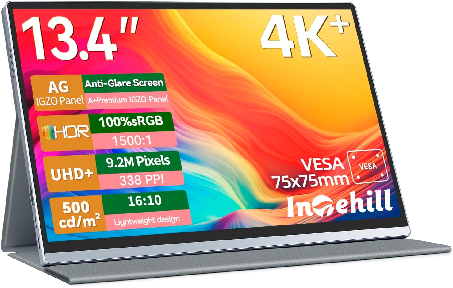 Amazon.com: MAGICRAVEN 4K Portable Monitor, 14.5" IPS Laptop Screen ...