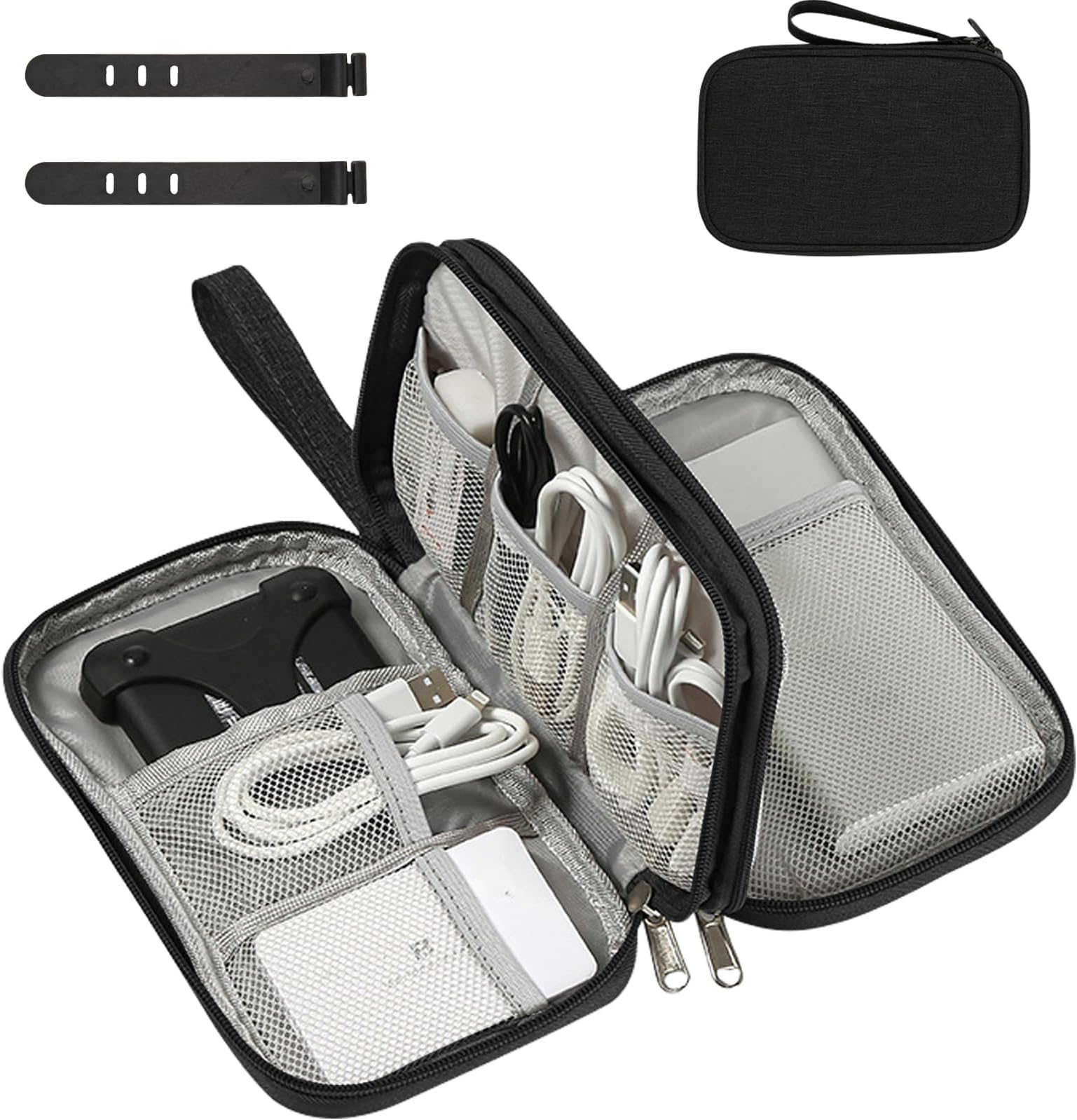 UGREEN Elektronik Reise Kabeltasche universal Travel Cable Organizer ...