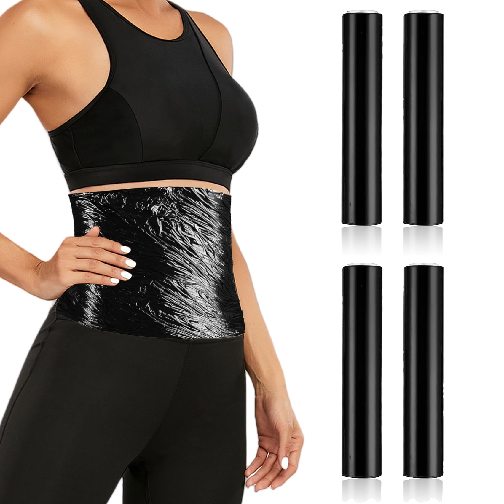 Snapklik.com : 4 Rolls 60 Meters Black Plastic Osmotic Plastic Body ...