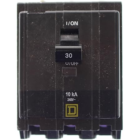 Square D Circuit Breaker, 20 Amp, 3-Pole, QO320 - Magnetic Circuit ...