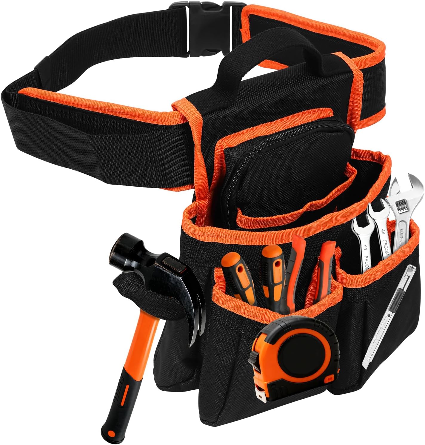 Tool Belt Pouches, 600D Oxford Fabric Heavy Duty Tool Bag with 5 ...
