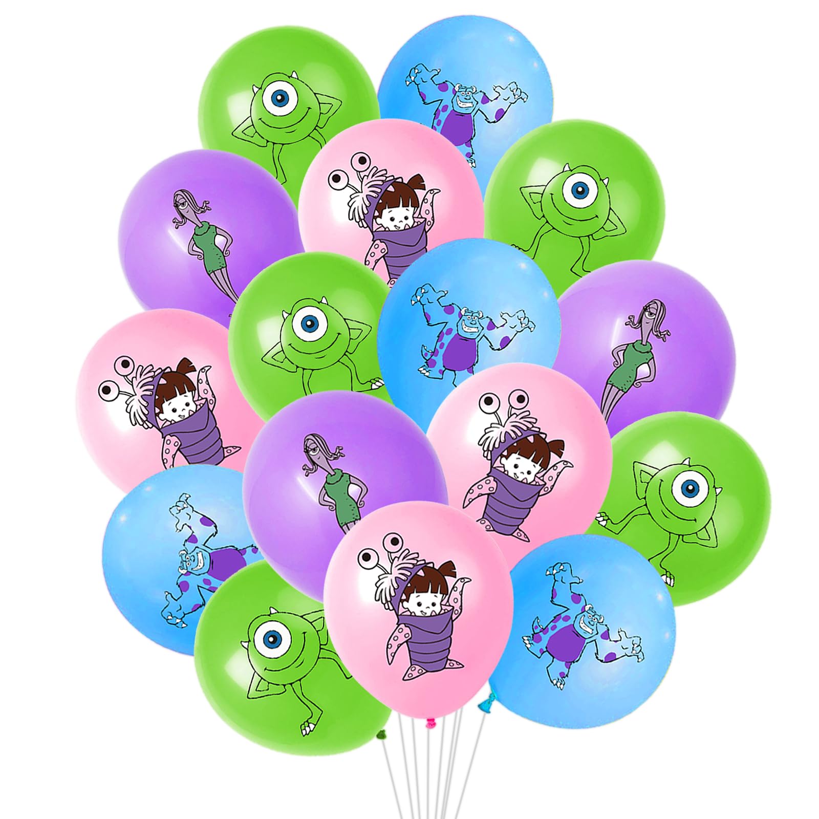 Amazon.com: 32Pcs Monsters Inc Party Balloon Decorations 4Styles (32Pcs ...