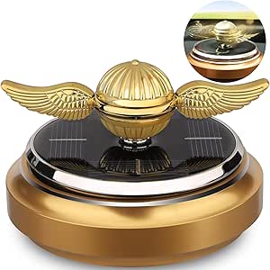Amazon.com: Golden Fidget Spinner Solar Energy Toy, Car Air Freshener ...