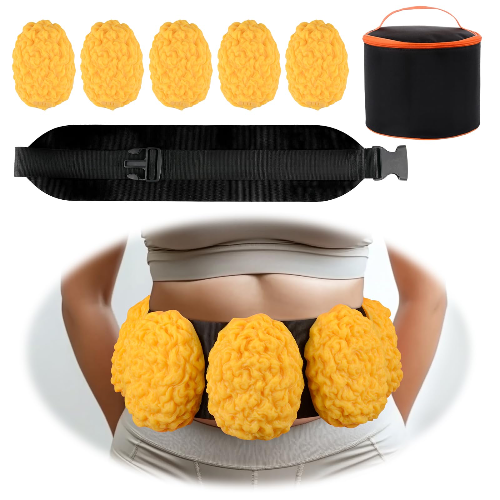 Amazon.com: SimCoach Fat Replica 5 Lb with Belt, Wearable Human Body ...