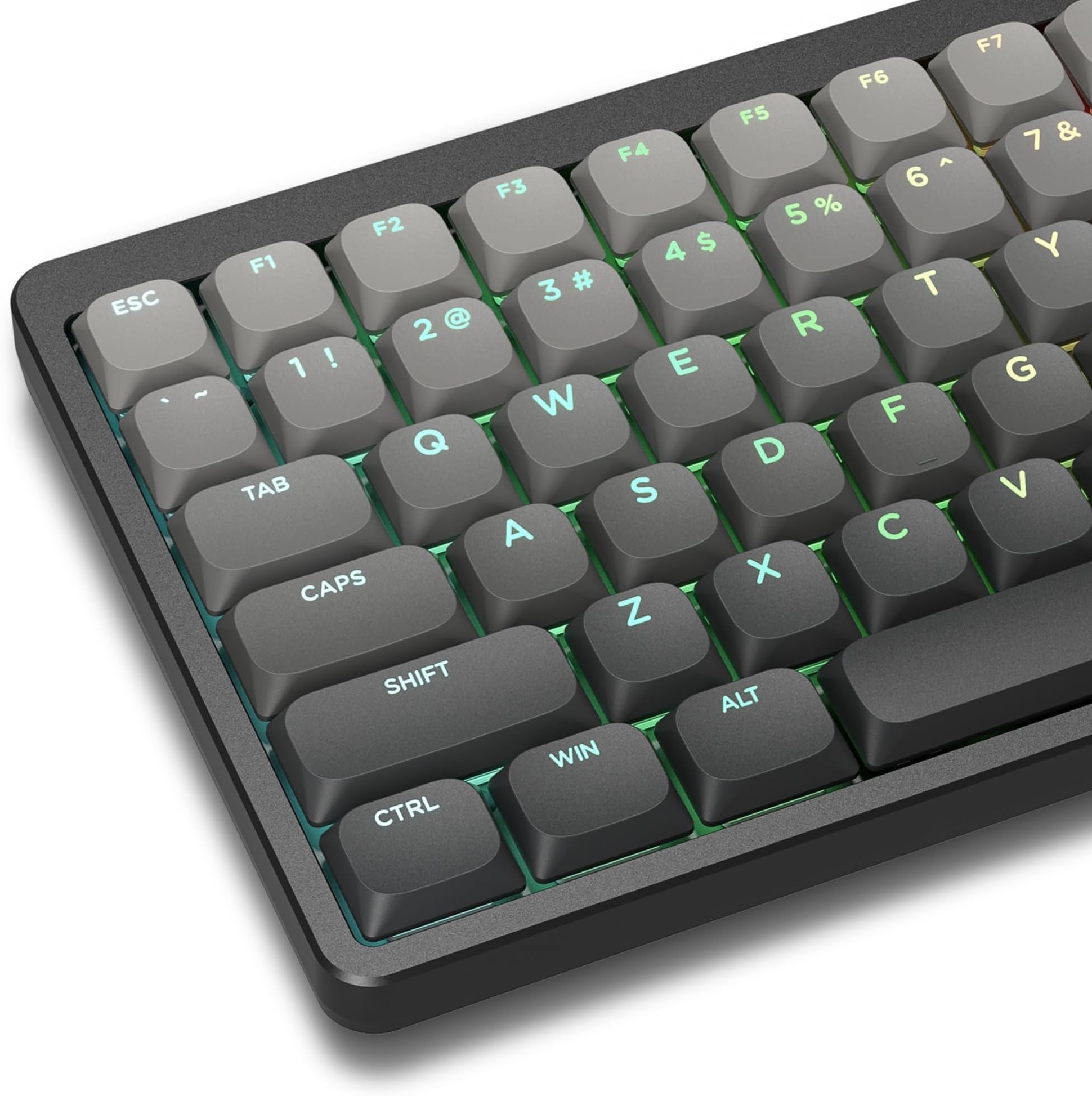 Amazon.com: Womier Low Profile Keycaps, Shine Through Keycaps, Custom ...