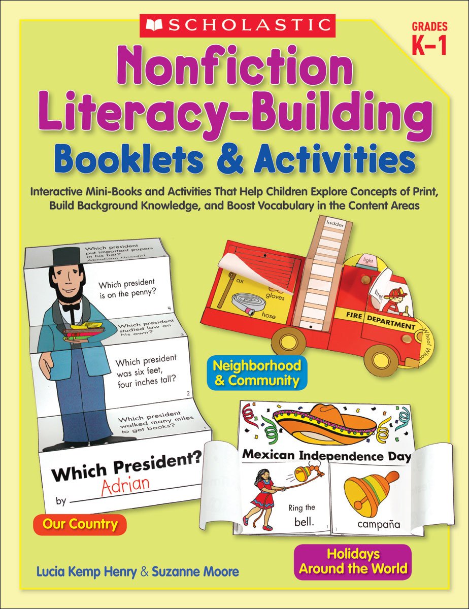 Nonfiction Literacy Building Booklets And Activities Interactive Mini ...