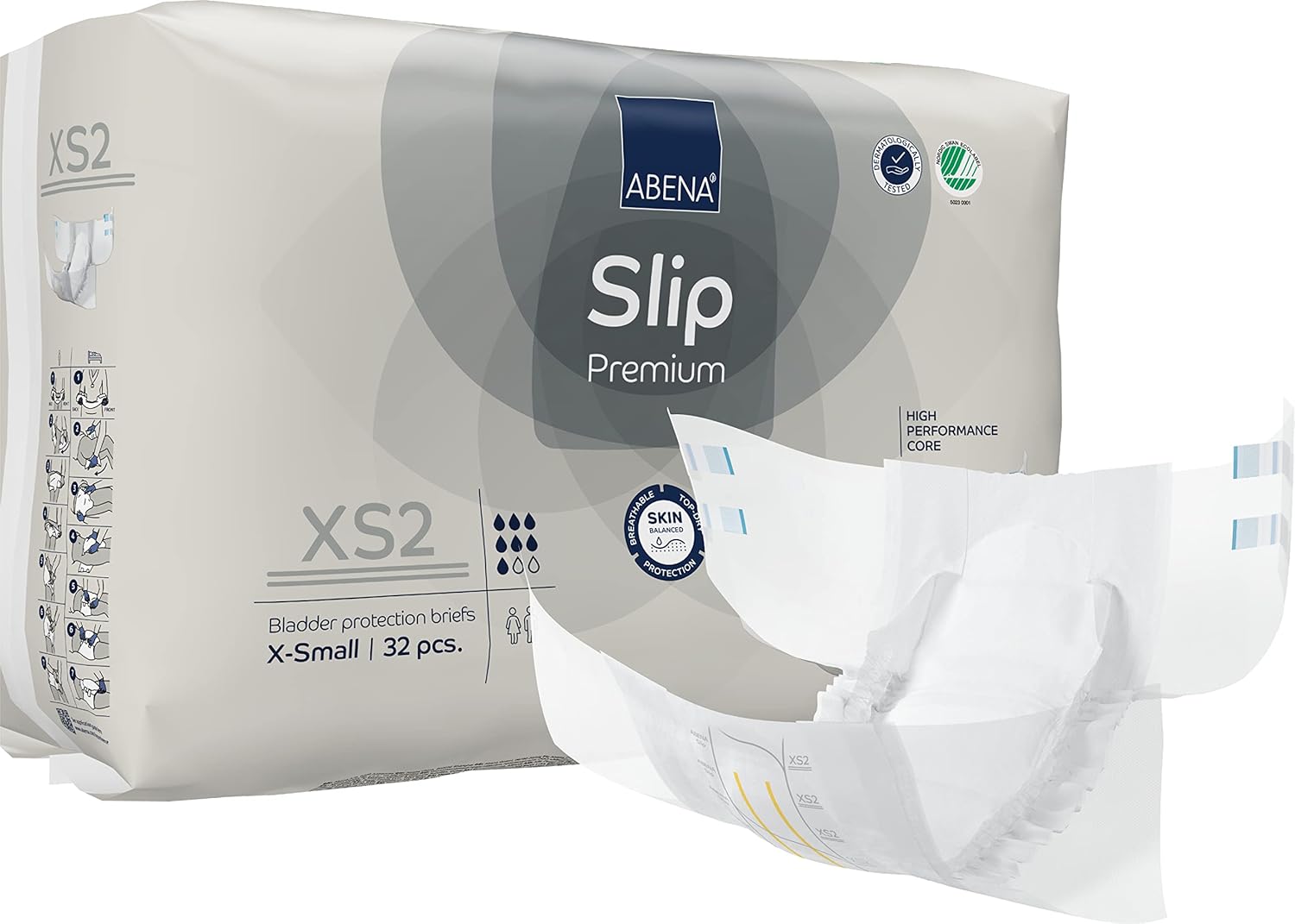 ABENA Slip Premium All-in-One Incontinence Pads for Men & Women, Eco ...