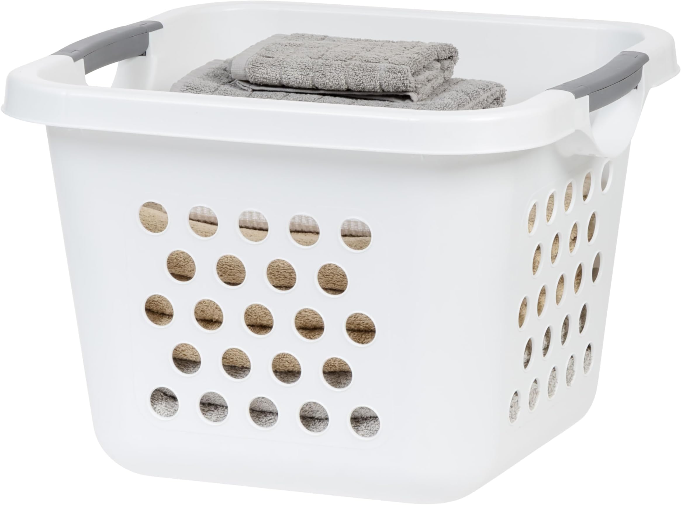 Amazon.com: IRIS USA Laundry Basket Hamper Bag, Compact Aesthetic ...
