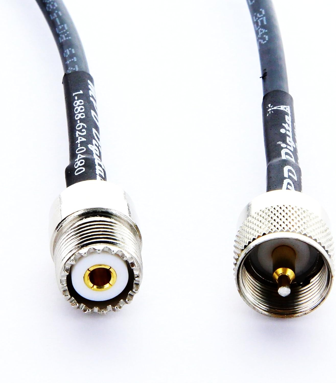 Amazon | 品質rg-8 X mini-8 pl259 – 2フィートCB Ham Marineアンテナケーブル| rg8 X Coax ...