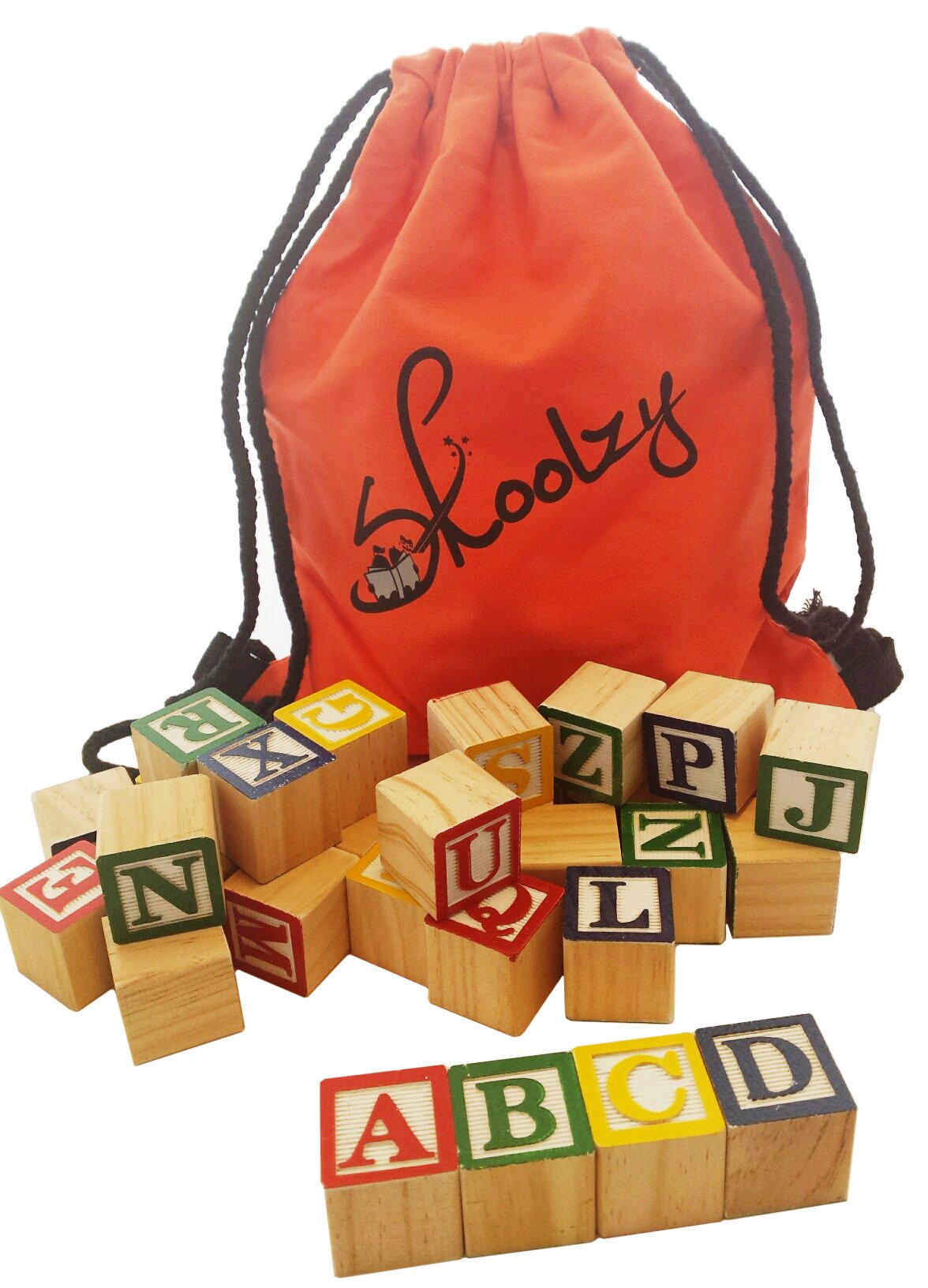 Skoolzy ABC Wooden Blocks For Toddlers 30 Wood Alphabet Blocks skoolzy-abc-wooden-blocks-for-toddlers-30-wood-alphabet-blocks