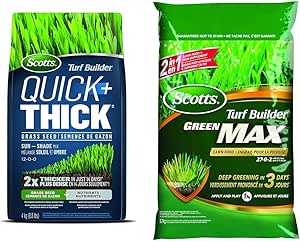 Scotts Turf Builder Quick + Thick Grass Seed (Sun Shade) 4kg (12655A ...