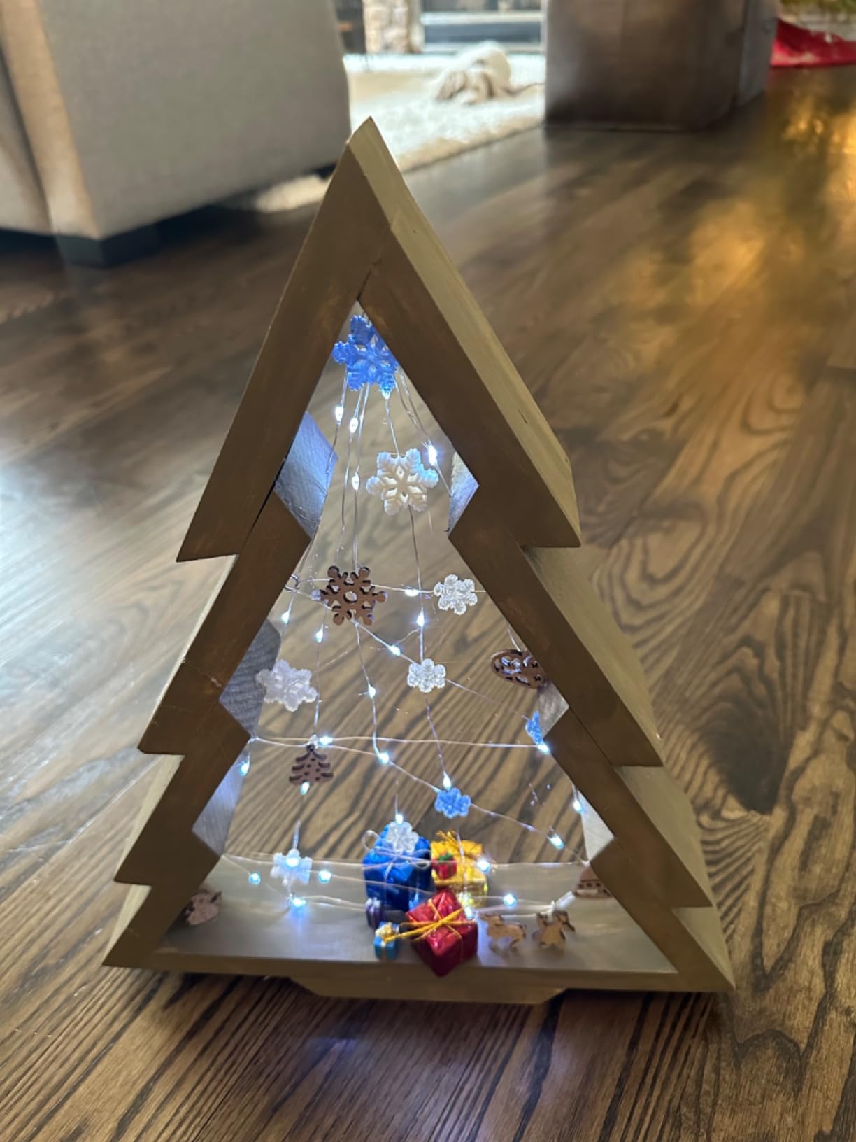 HADDIY Christmas Miniature Gift Boxes Ornaments,60 Pcs Christmas Tree ...