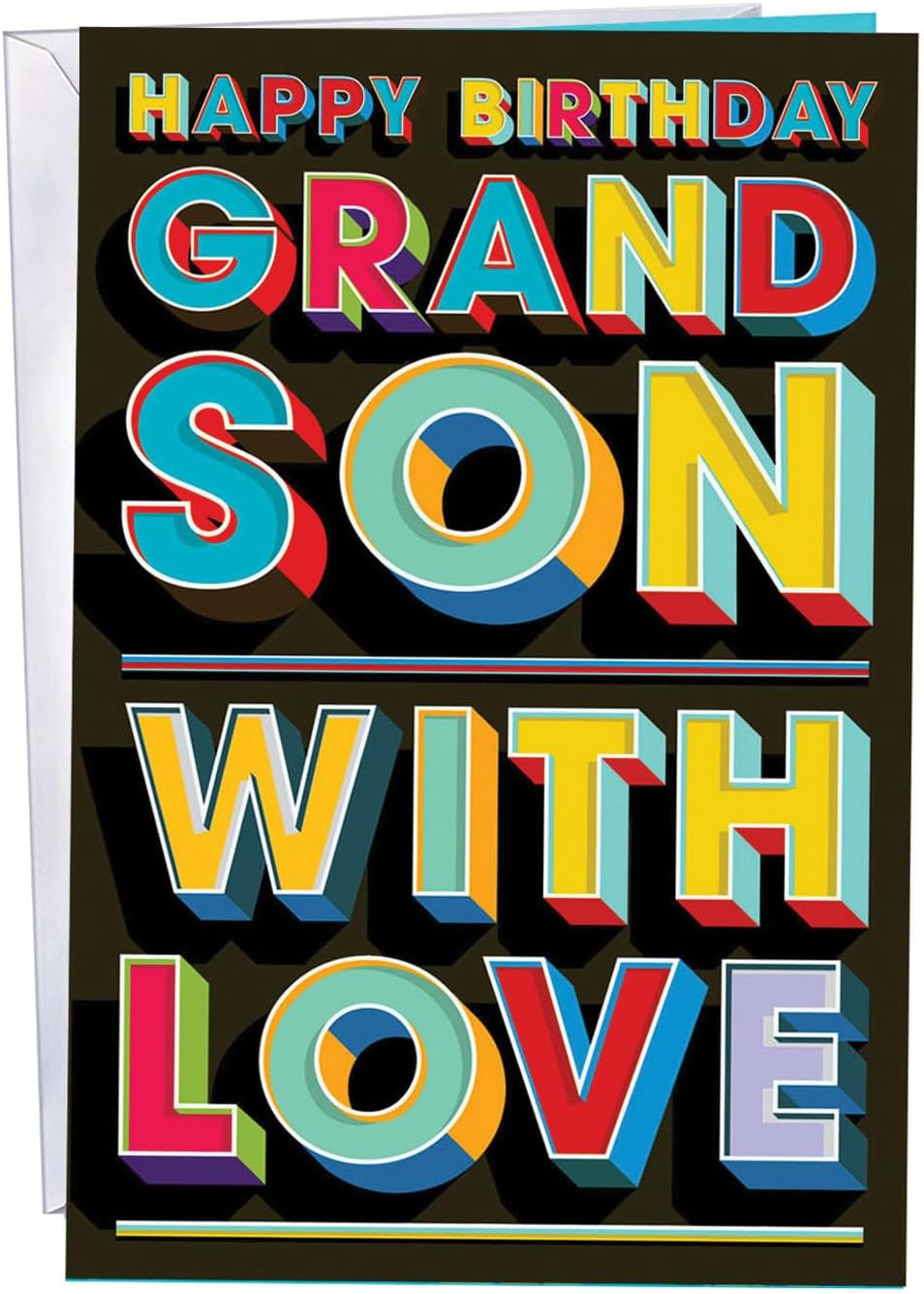 Amazon.com : Chuck's Card-O-Rama - Dog Birthday Card - Made in America ...