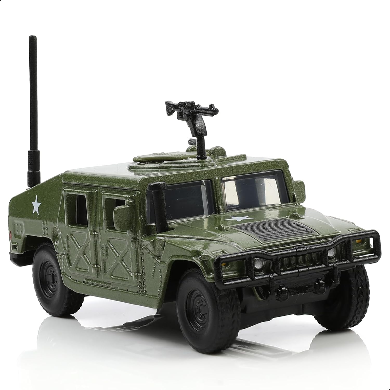 1/64 Humvee Military Off-Road Battlefield Vehicle Model Cast Metal ...