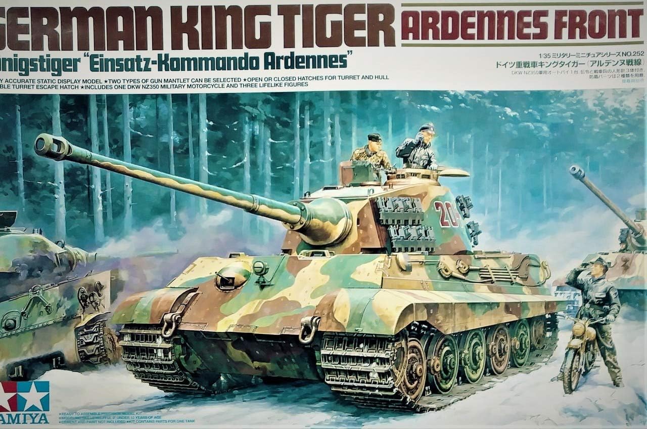Tamiya 1:35 German King Tiger Ardennes Front by tamiya : Amazon.ca ...