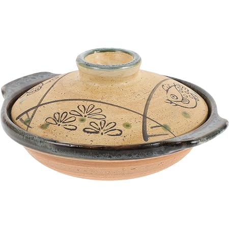 Amazon.com: Japanese Hana Mishima Donabe Ceramic Hot Pot Casserole ...