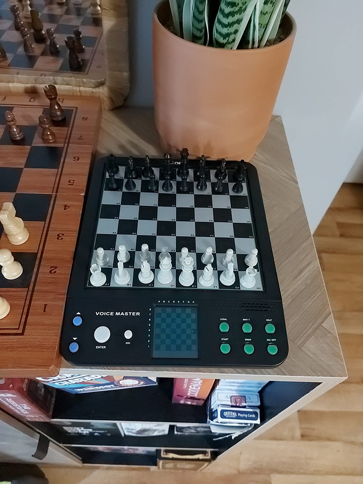 Electronic Talking Chess Computer Set, Travel Voice Chess Academy Set ...