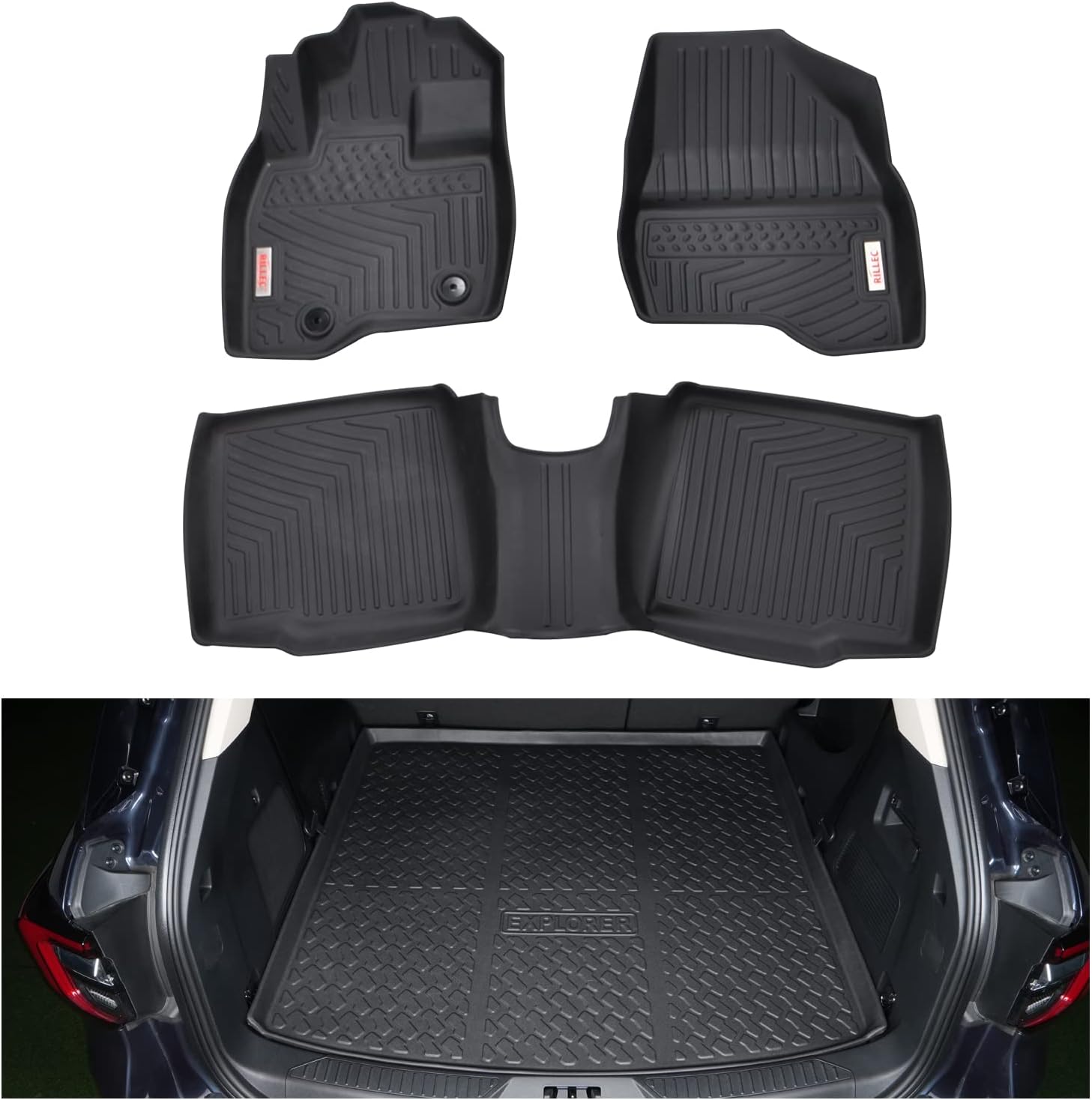 Amazon.com: AltraVos Floor Liners & Large Cargo Liners for 2017-2019 ...