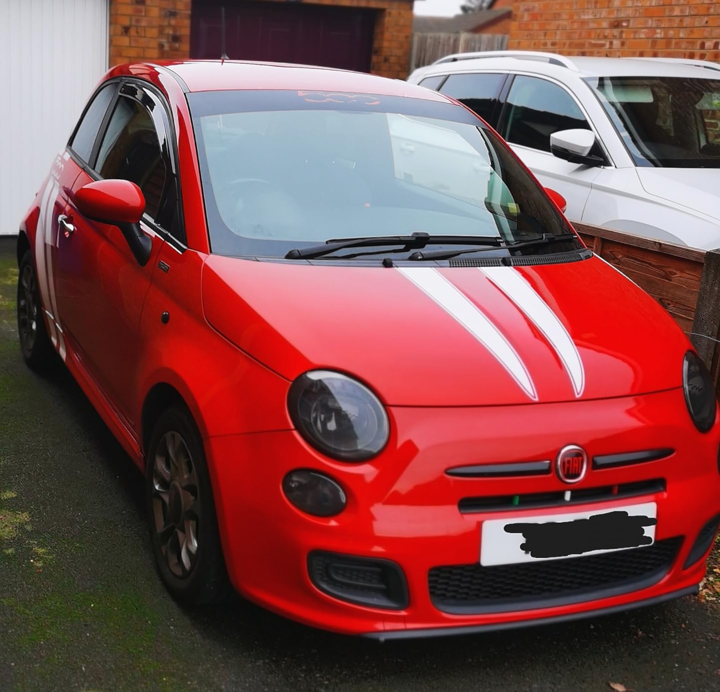 Ispeed Wind Deflectors For FIAT 500 / ABARTH 595/695 2007 Onwards 3 ...