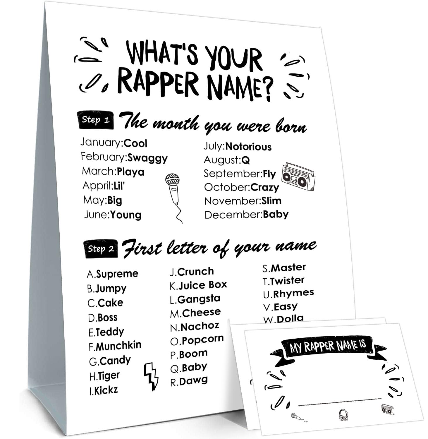 Rapper Name By Birthday