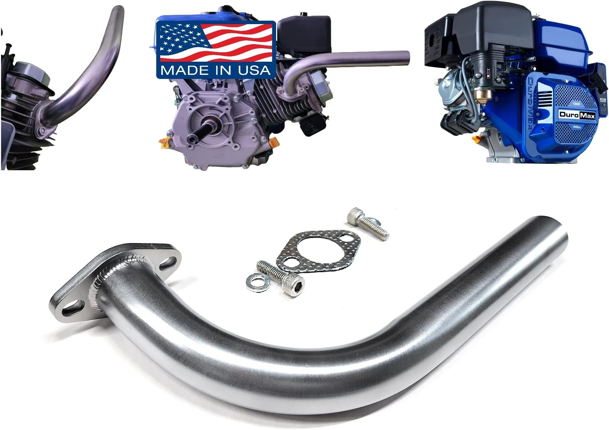 Amazon.com: Header Exhaust Pipe compatible with Predator Max 459 ...
