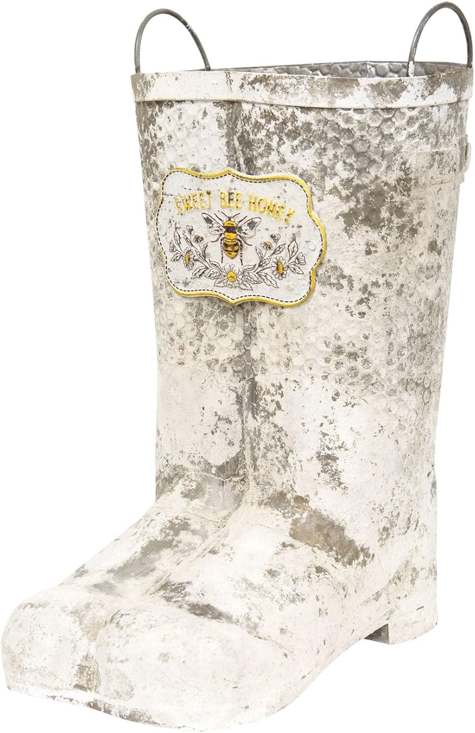 Amazon.com : Overstock Sweet Bee Honey Metal Boots Planter : Patio ...