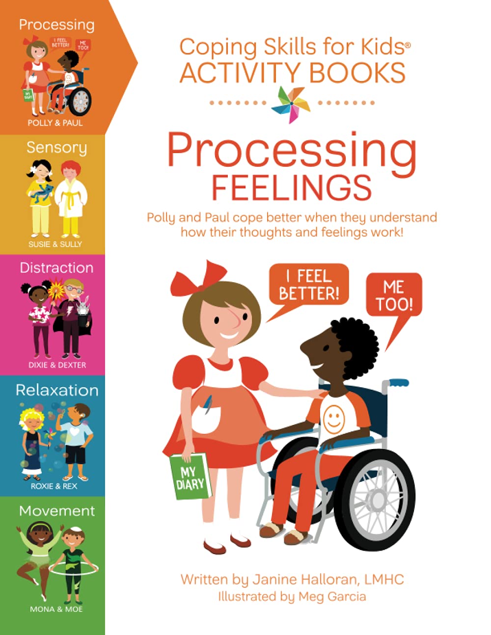 Coping Skills for Kids Activity Books: Processing Feelings: Halloran ...