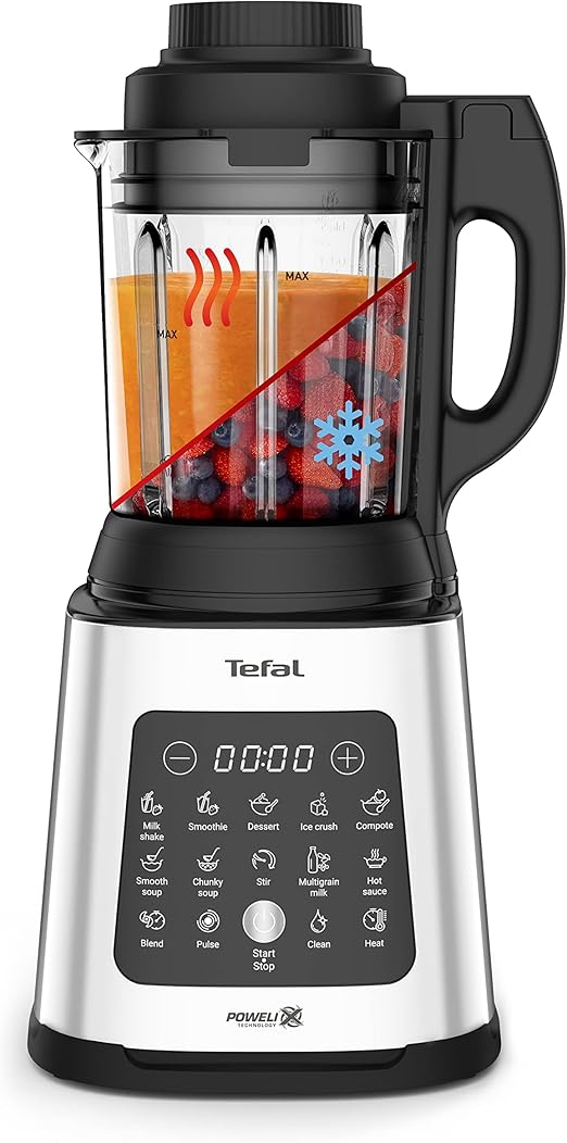 Tefal Blender & Soup Maker Perfectmix Cook, 2L, 10 Auto Programs ...