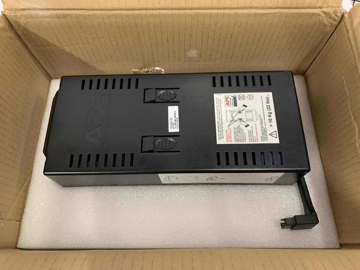 Amazon.com: APC RBC63 300VAh UPS Replacement Battery Cartridge #63 ...