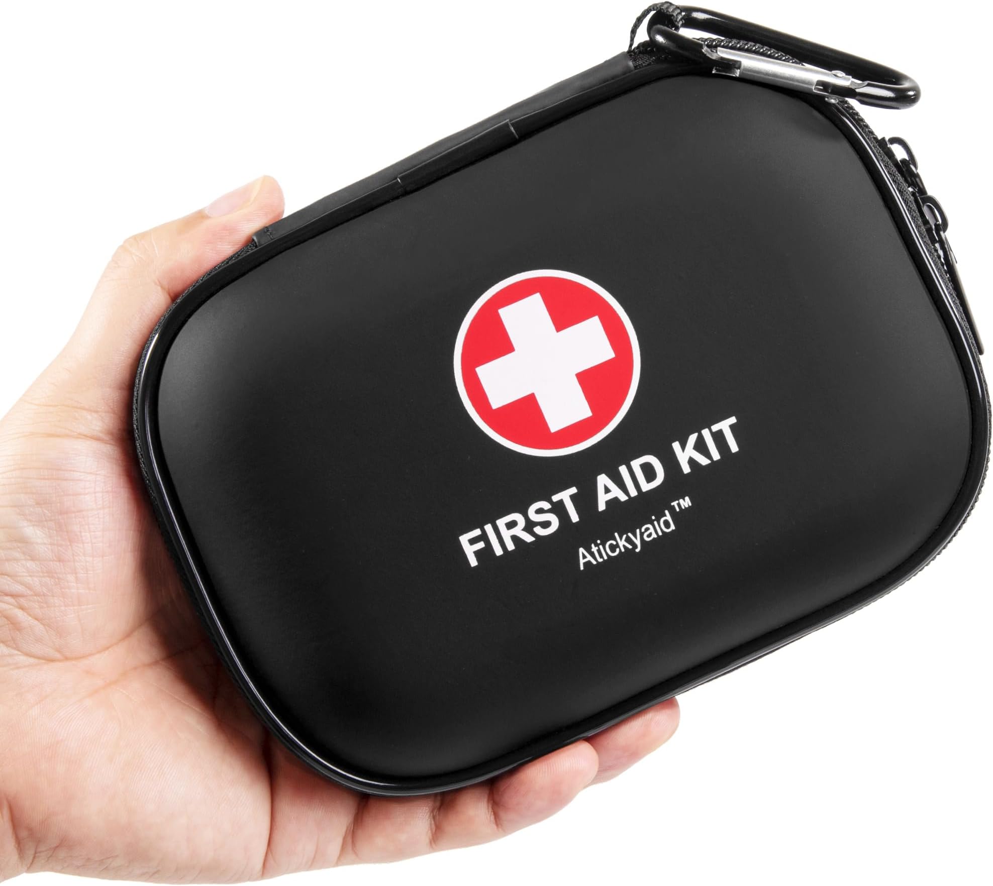 Amazon.com: Mini First Aid Kit - 150 Piece Small Waterproof Hard Shell ...