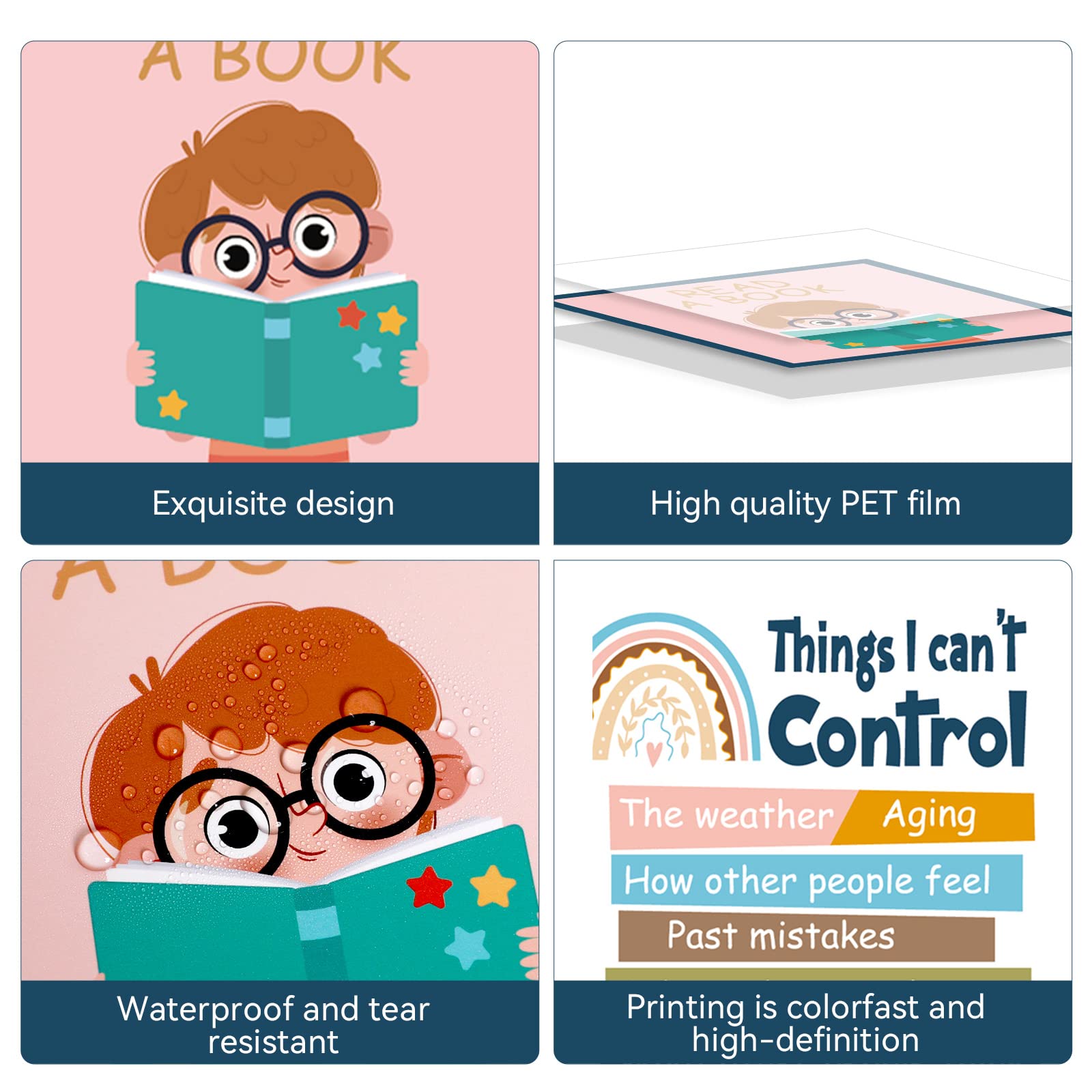 Snapklik.com : Blue Boho Calming Corner Classroom Bulletin Board Set ...