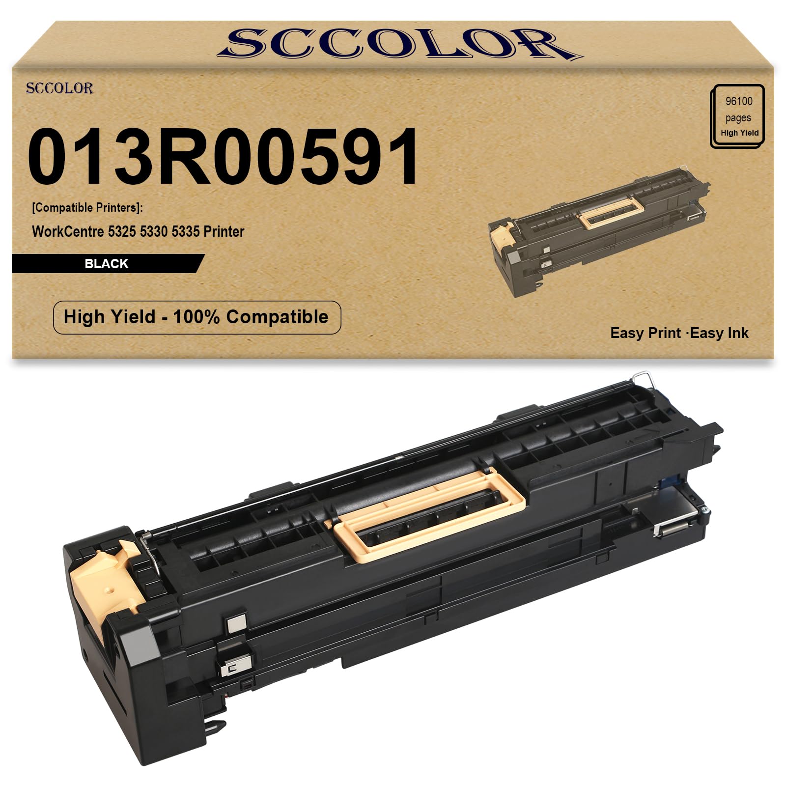 Amazon.com: 5325 5330 5335 Black Drum Unit 013R00591 Drum Unit ...