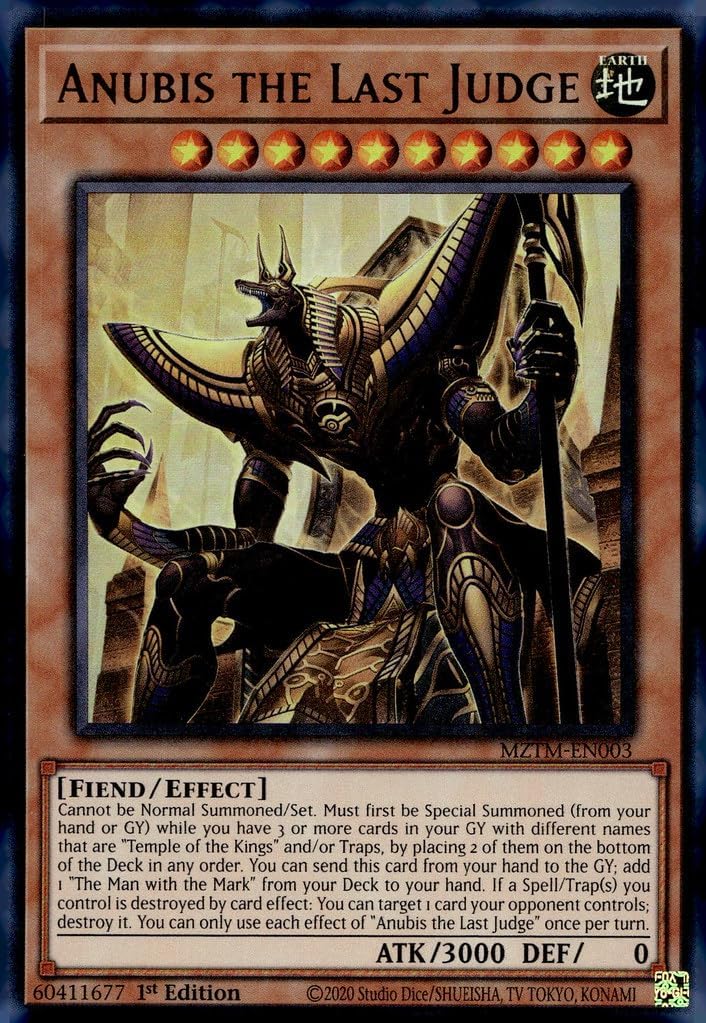 Amazon.com: Anubis The Last Judge - MZTM-EN003 - Ultra Rare - 1st ...