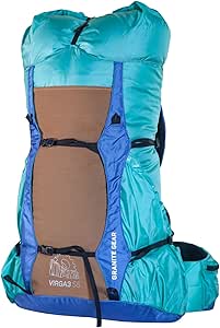 Amazon.com : Granite Gear Virga3 55L - Women's Roller Teal/Purblue ...