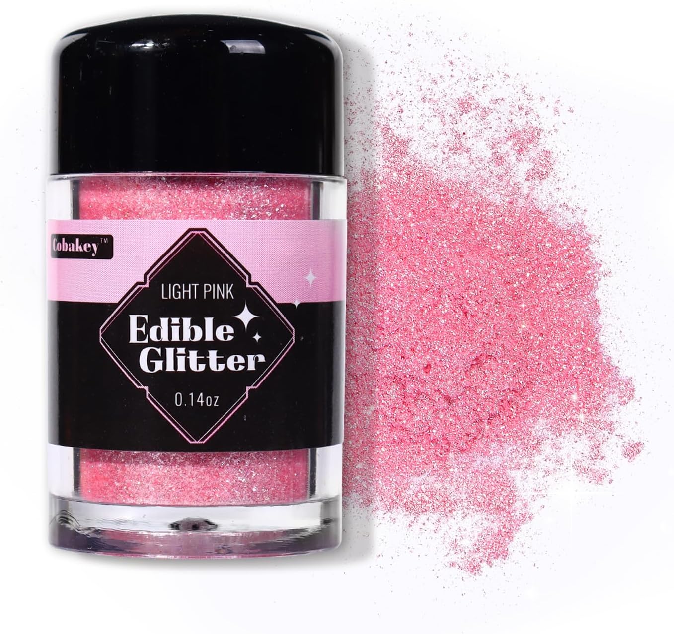 Amazon.com : Edible Glitter for Cocktails Drinks 4g Food Grade Light ...