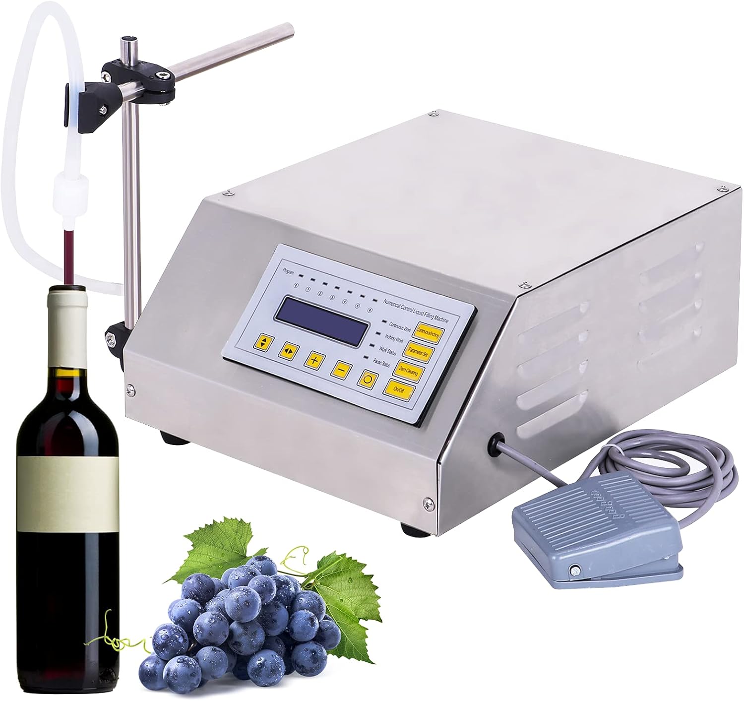 Amazon.com: Digital Liquid Filling Machine 2-3500ml Automatic Bottle ...