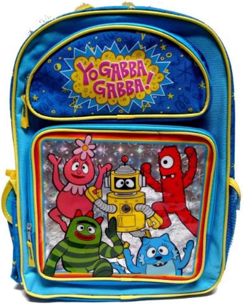 Amazon.co.jp: Backpack - Yo Gabba Gabba - Group Team of 5 Large School ...